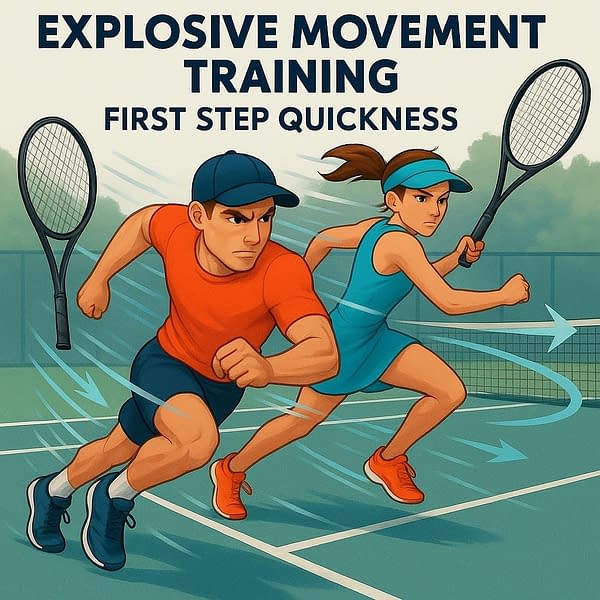 Mastering First Step Quickness with Explosive Movement Training Tennis