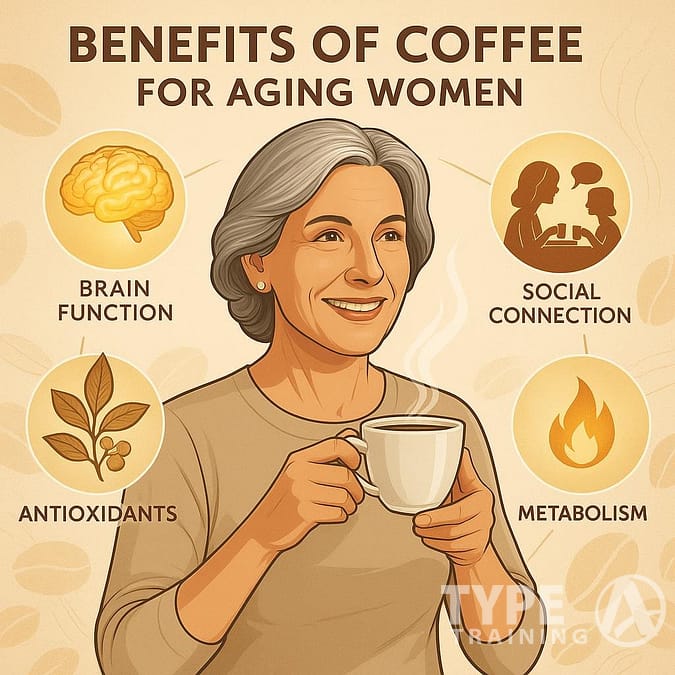 Coffee Benefits For Aging Women: Cognition & Physical Function